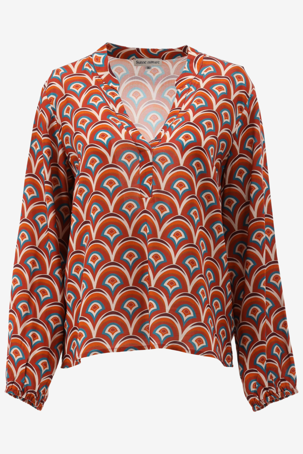 Dameskleding Blouses Signe Nature Blouse - Bergmans Fashion Outlet ...